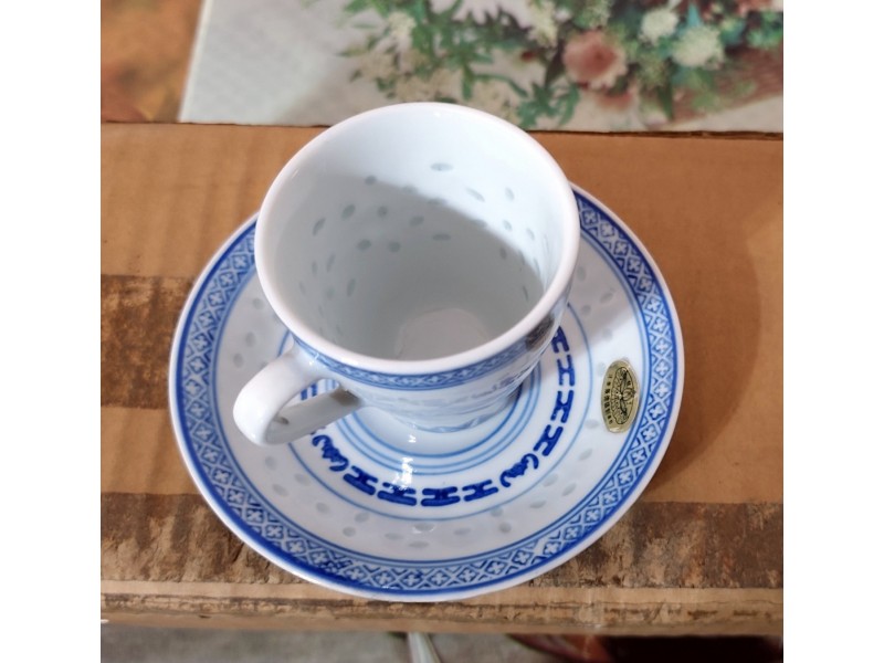 Komplet šoljica za kafu Kineski pirinčani porcelan