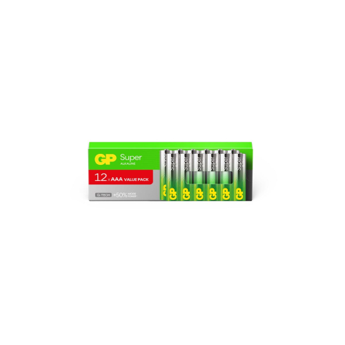 GP baterije LR03-PAB12 AAA Super Alkaline 12/1