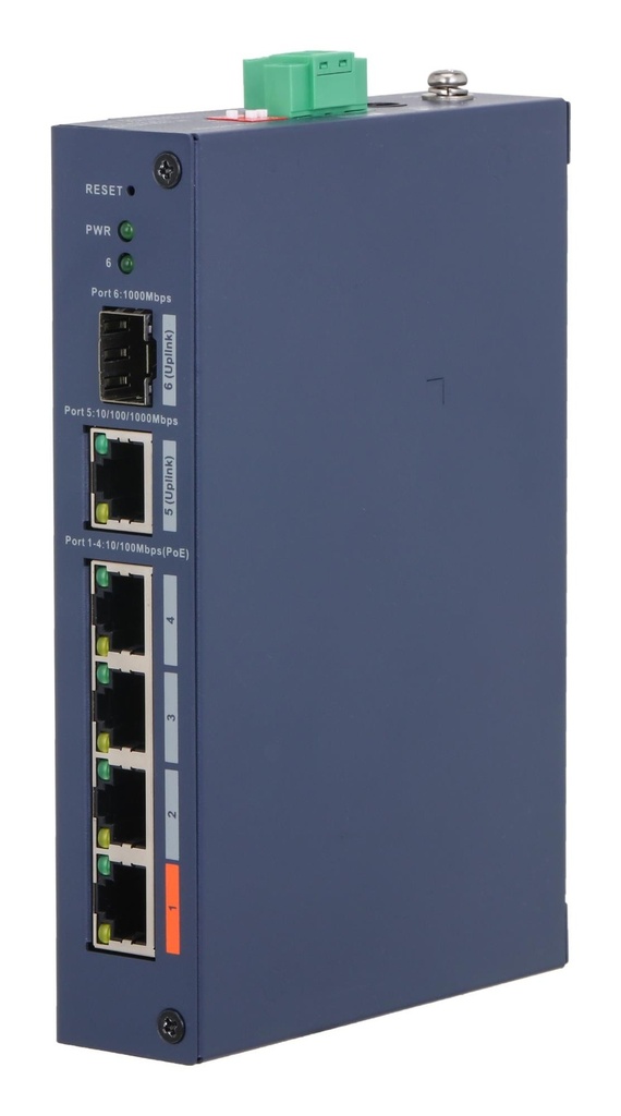 DAHUA CHS4106-4ET-60 6-Port Cloud Managed Hardened Switch with 4-Port PoE