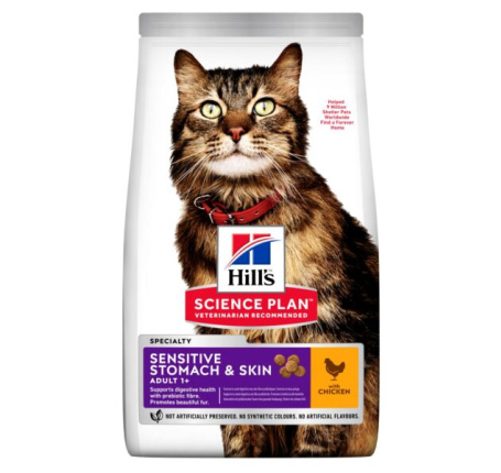 Hill’s Science Plan Adult Cat Sensitive Stomach&Skin 1,5 kg