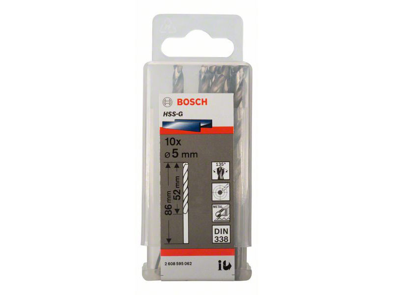 PRO Metal HSS-G burgija 5x52x86 mm