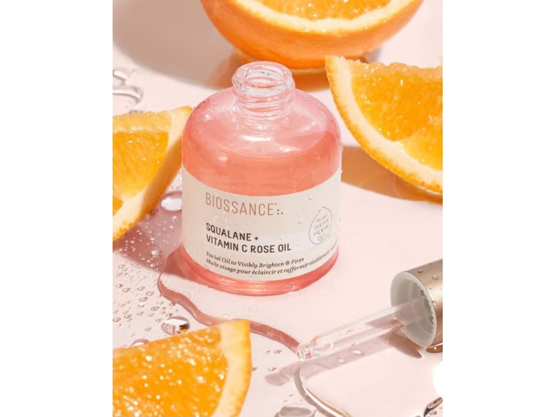 BIOSSANCE Squalane + vitamin C Rose oil 15ml *NOVO*