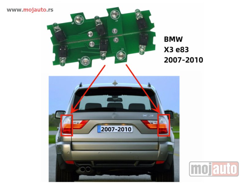 Led Drajver Driver BMW X3 E83 levi desni spoljasnji na krilu