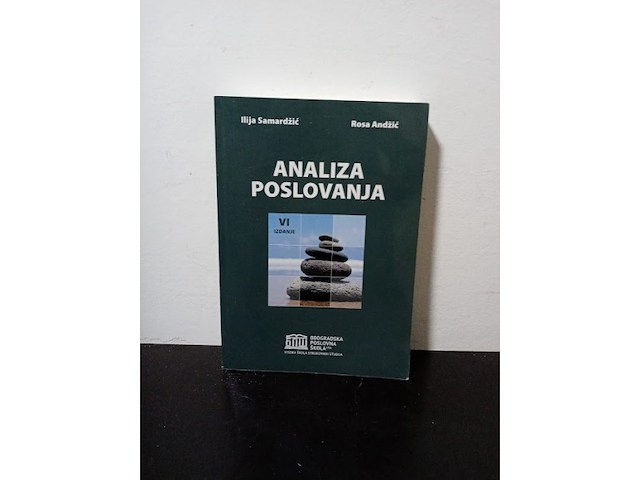 ANALIZA POSLOVANJA Ilija Samardžić i Rosa Andžić