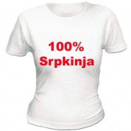 Ženska majica "100% Srpkinja"