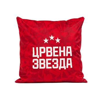 Jastuk Crvena zvezda 45x45cm - tri zvezde