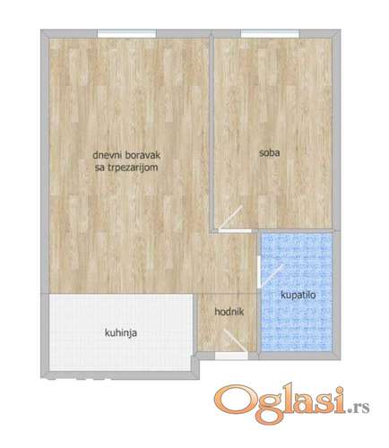 Stan NOVI SAD,TELEP - 39 m2 105300 €, ID: 1102463