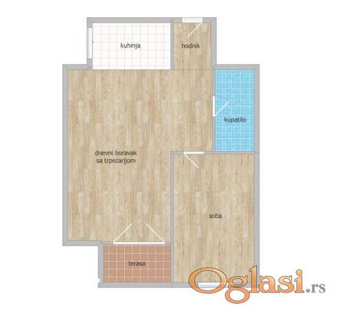 Stan NOVI SAD,TELEP - 42 m2 113400 €, ID: 1102465