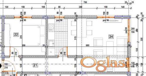 Jednoiposoban stan u novogradnji sa PDV-om u Donjoj Vrežini ID#7882