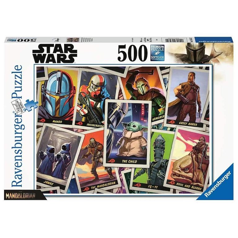 Ravensburger puzzle (slagalice) 500pcs tar Wars The Mandalorian RA16561