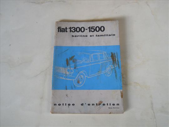 Fiat 1300-1500 Uputstvo za upotrebu