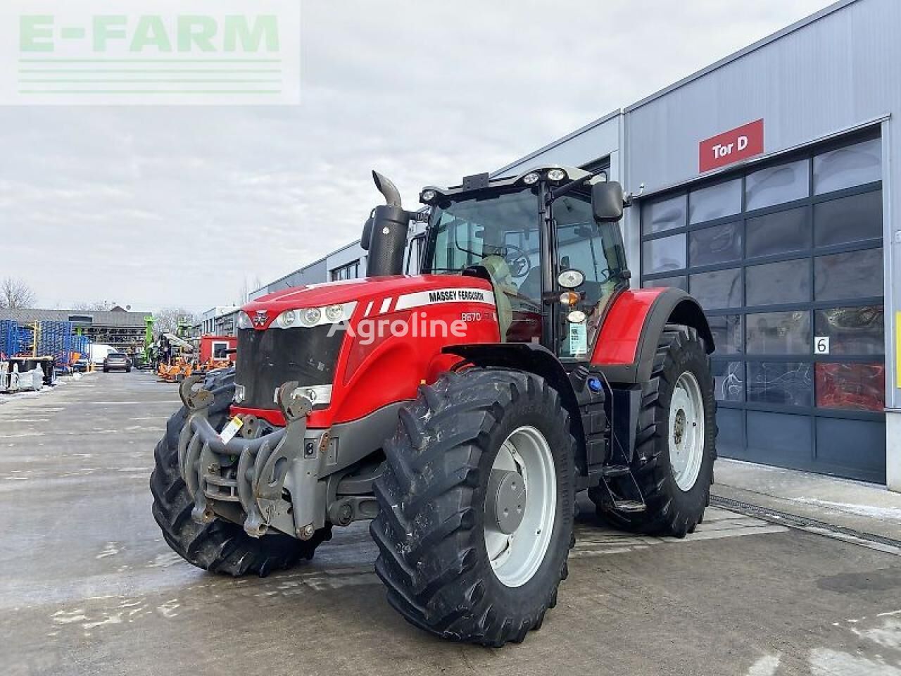 Massey Ferguson mf 8670 dyna-vt traktor točkaš