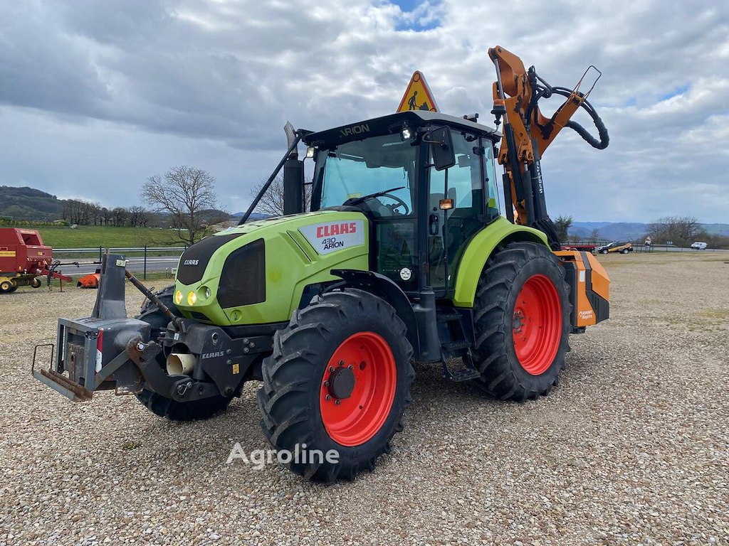 Claas Arion 430 + Epareuse NOREMAT Magistra M63T traktor točkaš