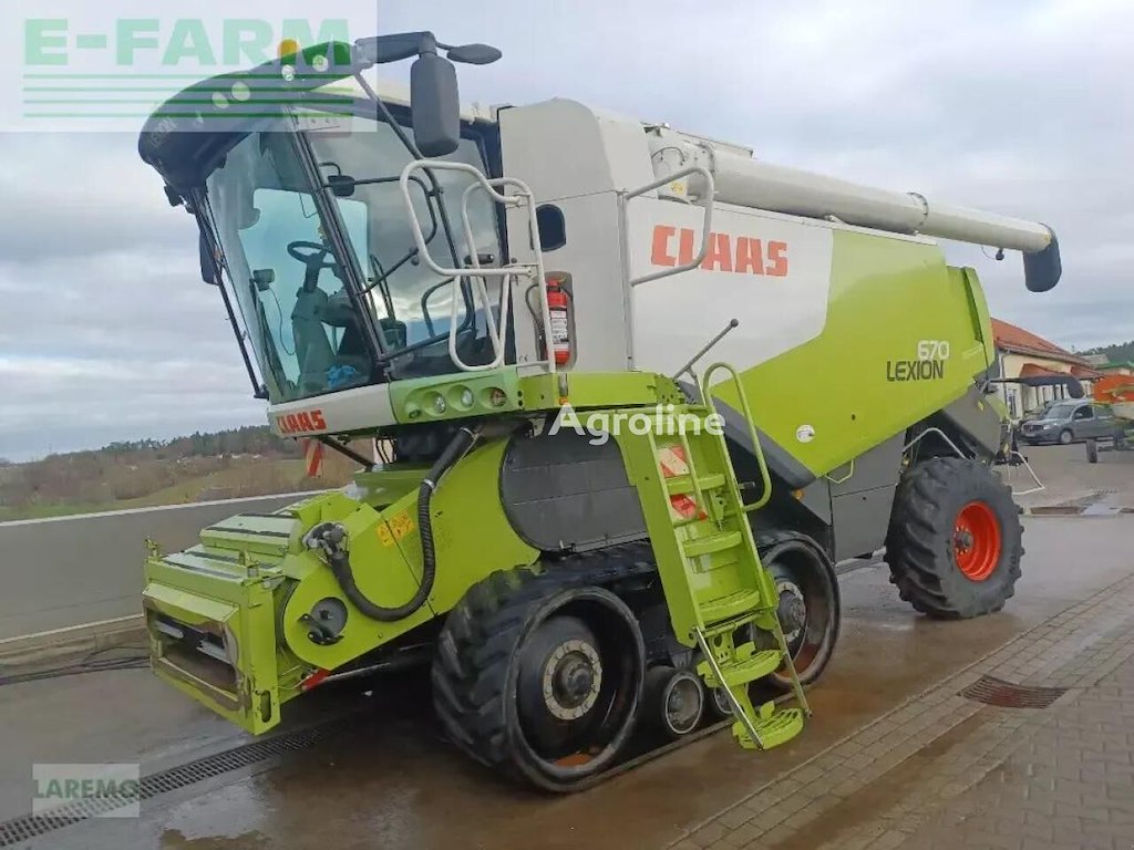 Claas lexion 670 tt terratrac v 900 kombajn za žito