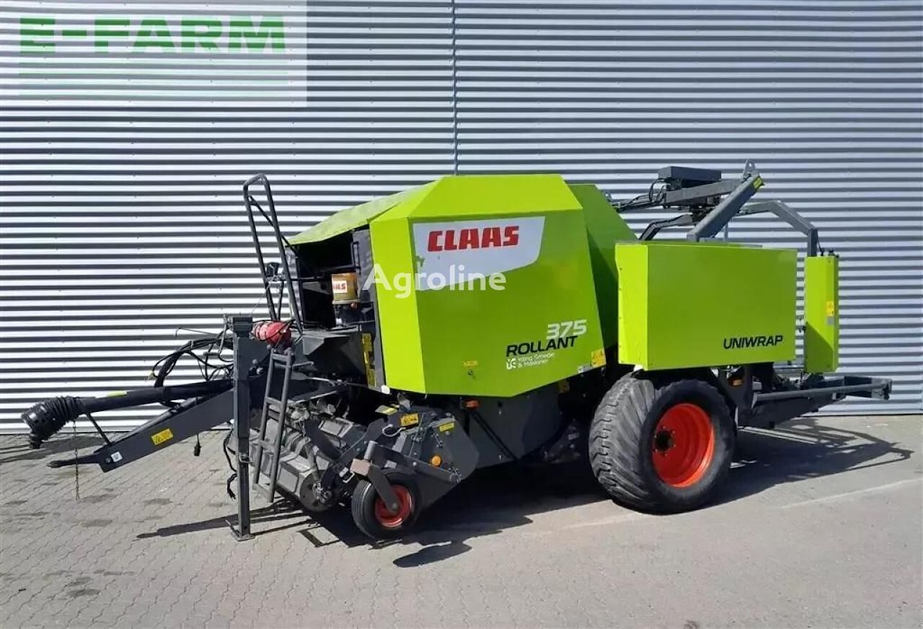 Claas rollant 375 - uniwrap balirka za okrugle bale