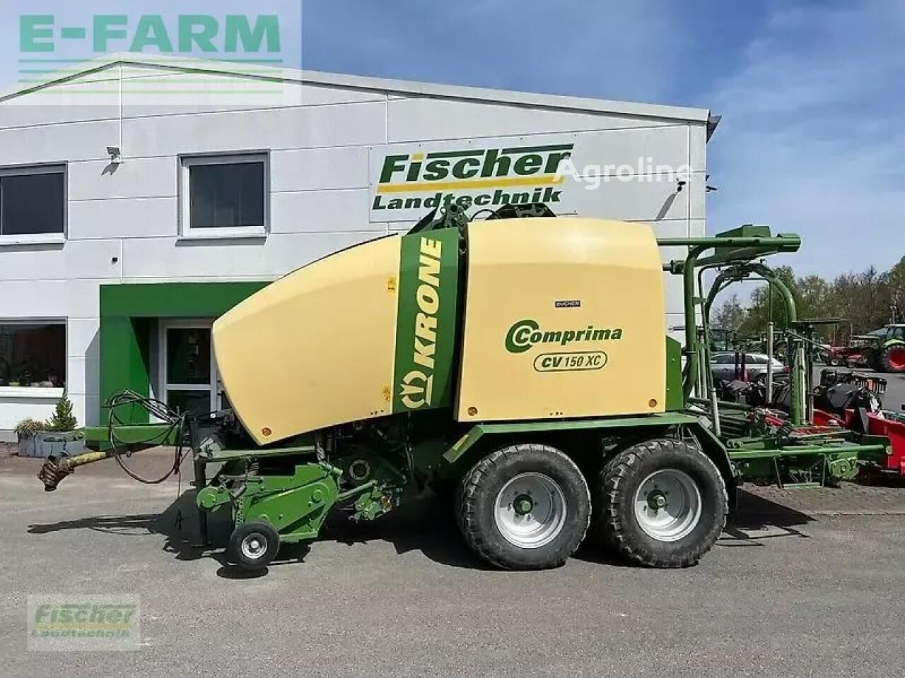 Krone comprima cv 150 xc-17 messer balirka za okrugle bale
