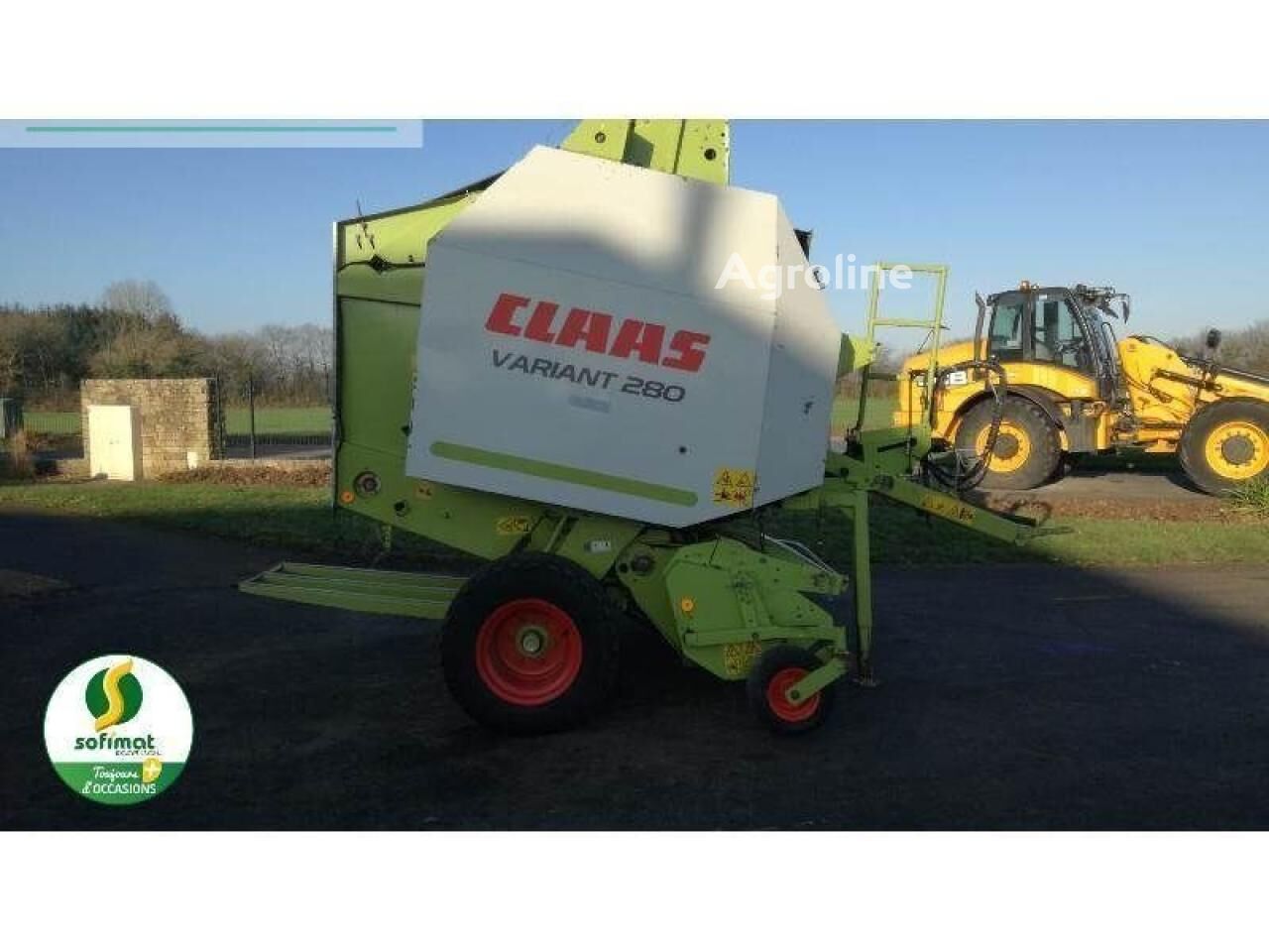 Claas variant280 balirka za okrugle bale