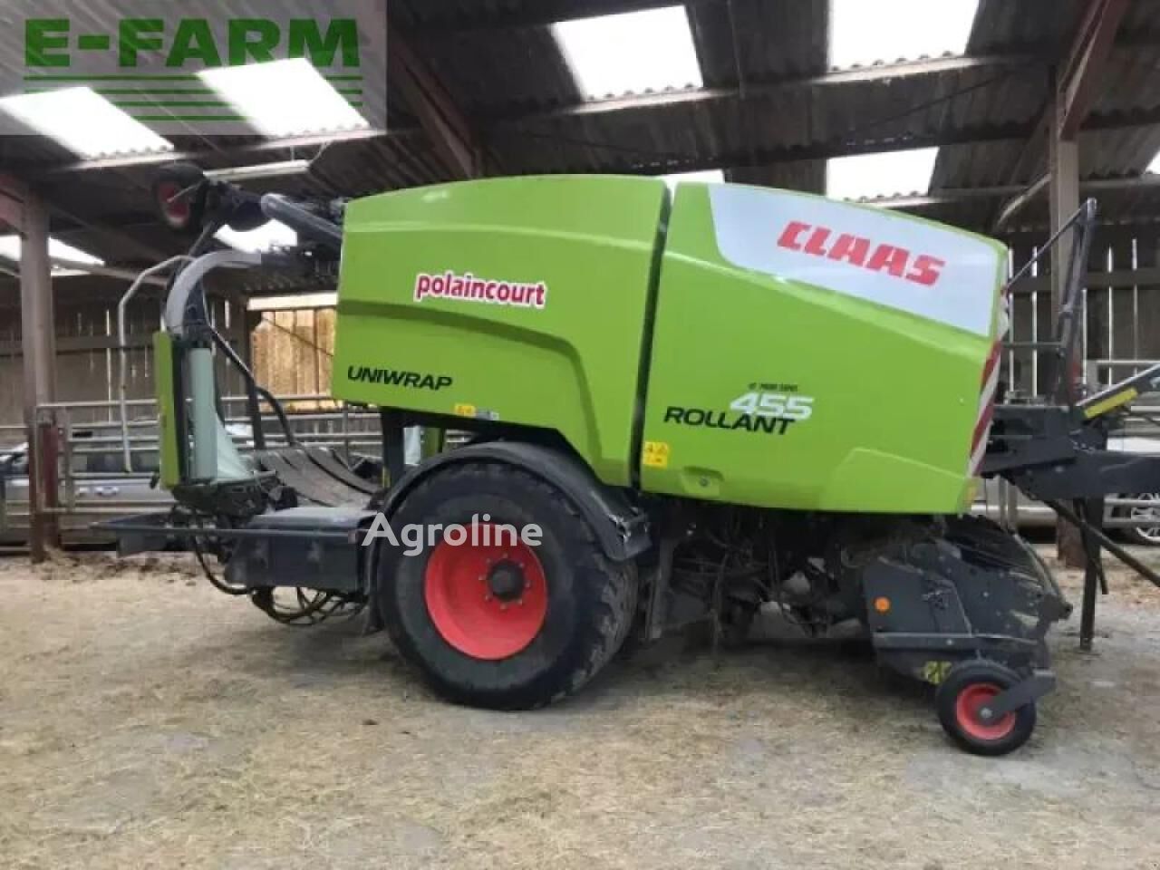 Claas rolland 455 uniwrap balirka za okrugle bale