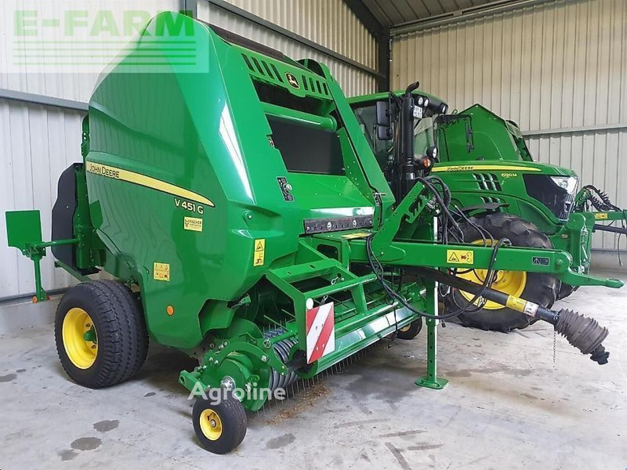 John Deere v451g balirka za okrugle bale