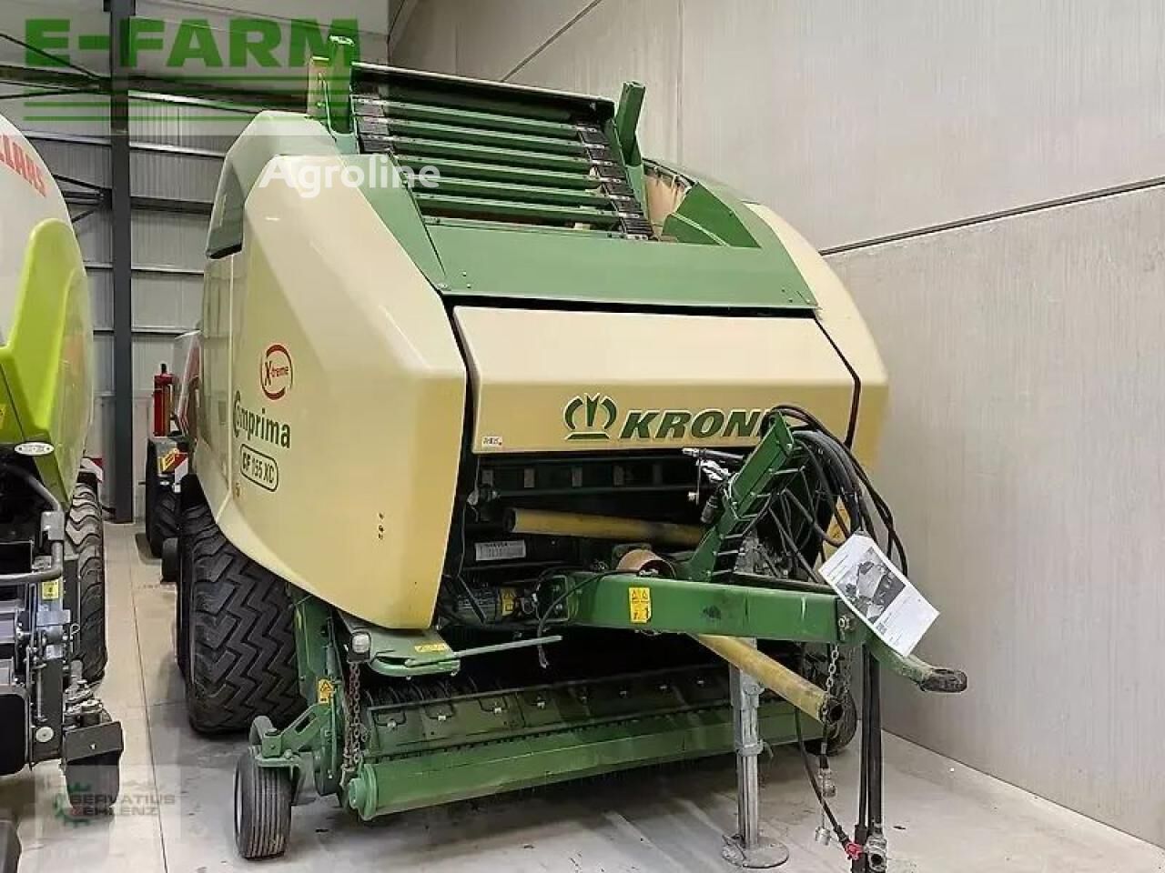 Krone comprima cf 155xc x-treme mit neuem rollboden balirka za četvrtaste bale