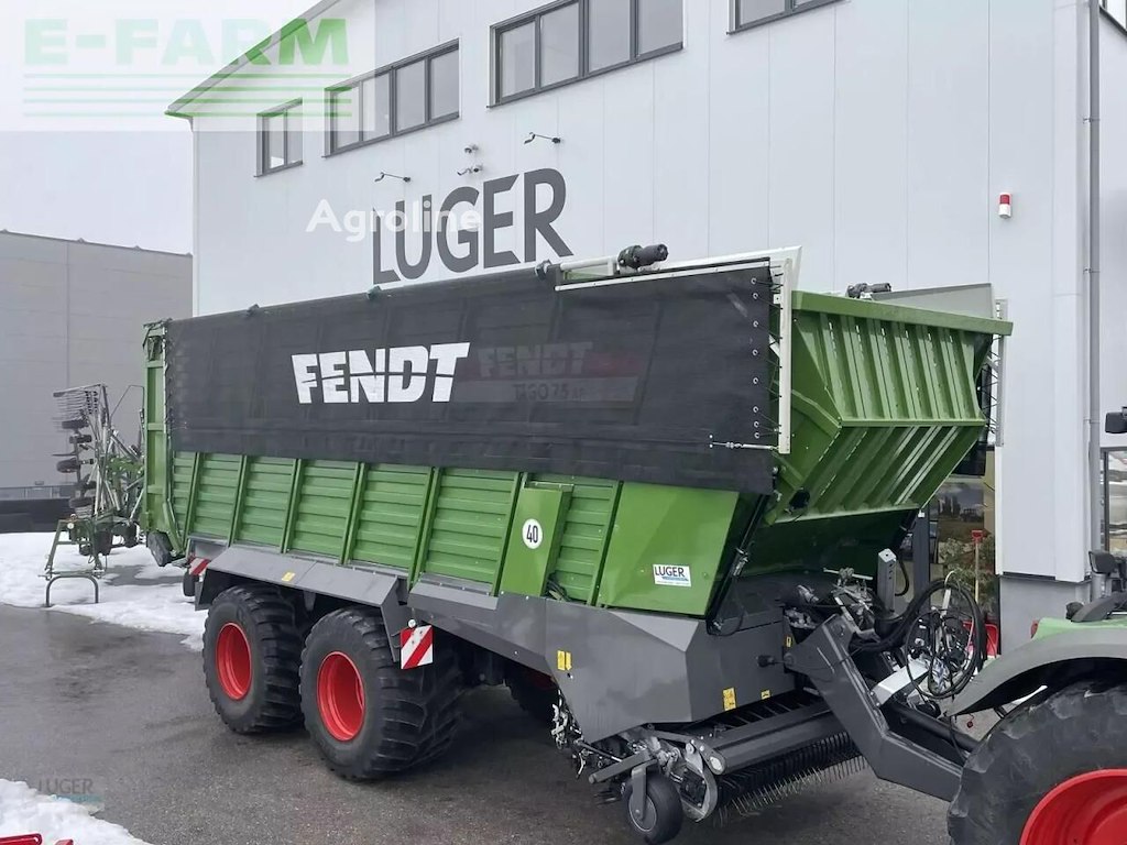 Fendt tigo 75 xr - messerschleifeinrichtung samoutovarna prikolica