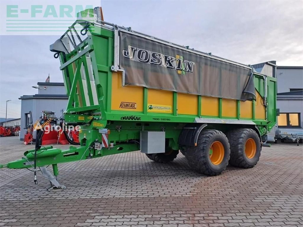 Joskin drakkar 7600/33d180 traktorska prikolica