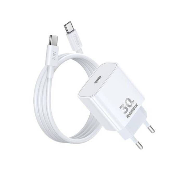 Remax Kućni punjač 30W USB+TIP C+ kabl TIP C na TIP C Figen