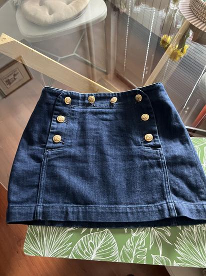 SEZANE denim mini suknja