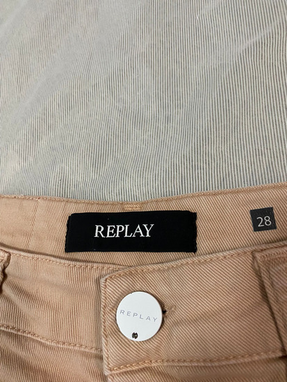 Replay original pantalone zenske roze