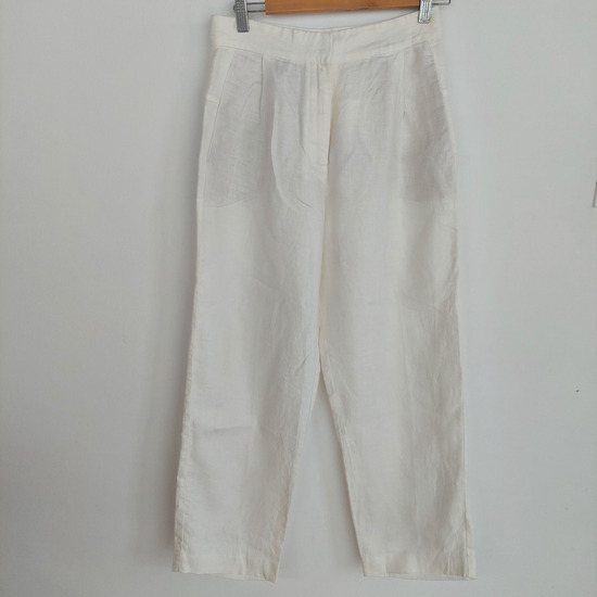 Massimo Dutti bele siroke pantalone NOVO