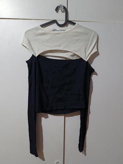 Zara color-block bluza