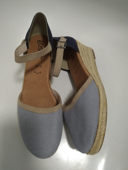 NOVE*GoSoft*Espadrile/Sandalete,PRAVA KOZA/Juta