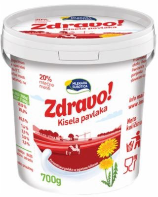 KISELA PAVLAKA ZDRAVO 20%MM 700G