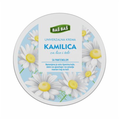 KREMA ZA RUKE KAMILICA SA PANTENOLOM BAŠ BAŠ 200ML