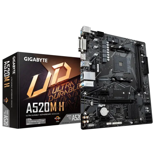 MB Gigabyte AMD AM4 A520M H