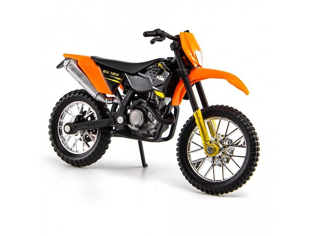 1:18 Motor KTM 450 SX-F narandžasti sa postoljem
