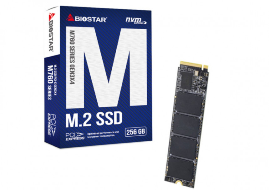 SSD M.2 NVMe Biostar M760 256GB, M760-256GB
