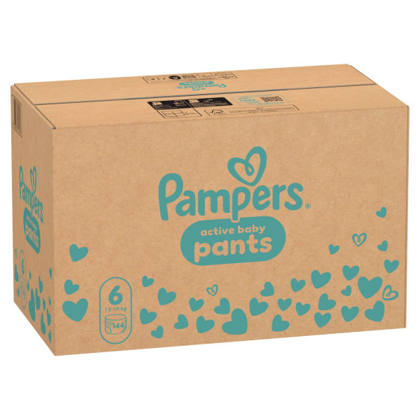 Pampers pants pelene monthly S6, 13-19kg 144 kom