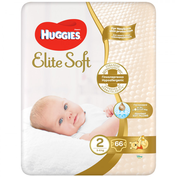 Huggies pelene esoft jumbo 2 3-6kg 66 kom
