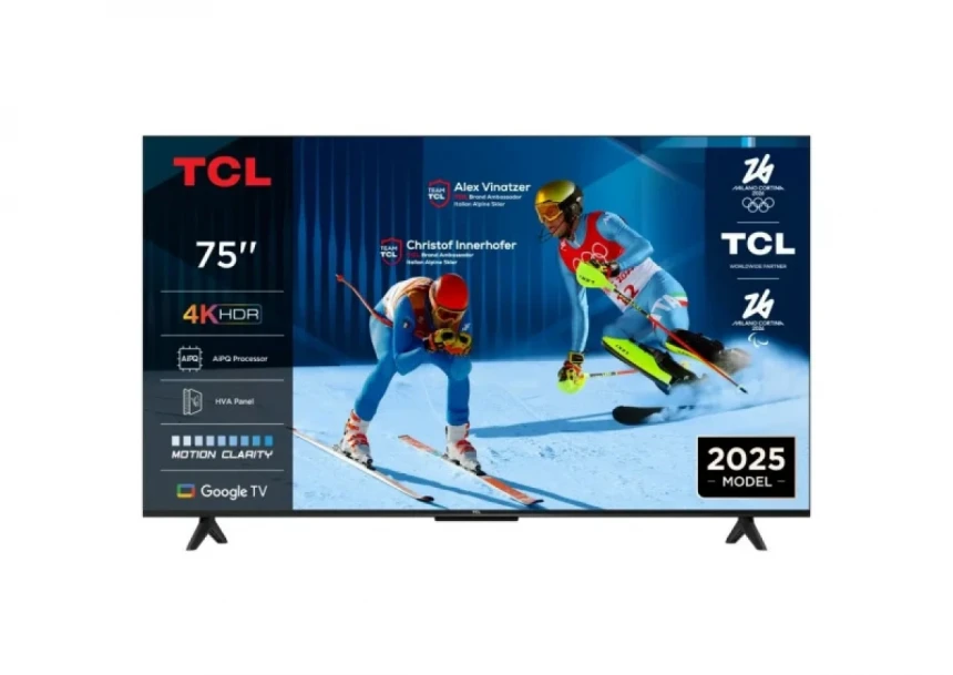 SMART LED TV 75 TCL 75V6C 3840x2160/4K/UHD/60Hz/DVB-T2/C/S2/Google TV