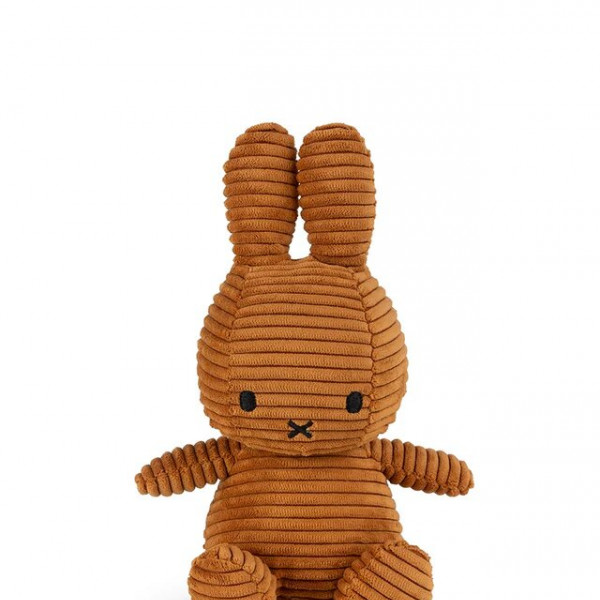 Miffy plišani zeka Eco Corduroy 23cm Cinnamon