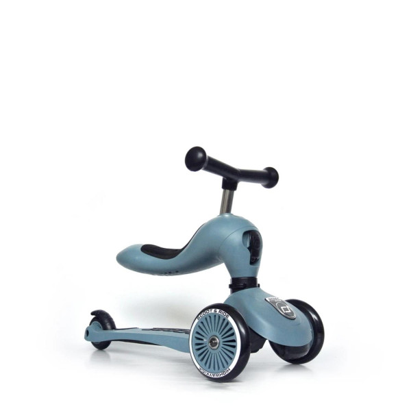 Scoot&Ride Trotinet 2u1 Highwaykick 1 Steel