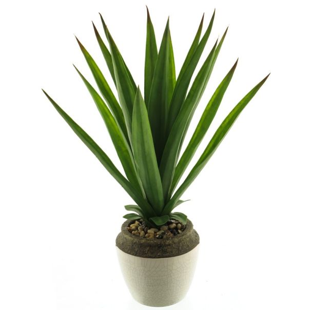 DEKOR DOM Cvet u saksiji ALOE 46cm 51929-1 - Green - NNT
