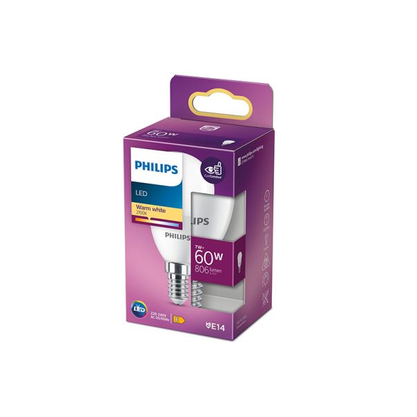 PHILIPS LED Sijalica 7W ( 60W) P48 E14 PS801