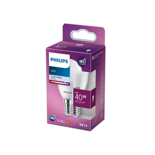 PHILIPS LED Sijalica 40W P45 E14 PS800