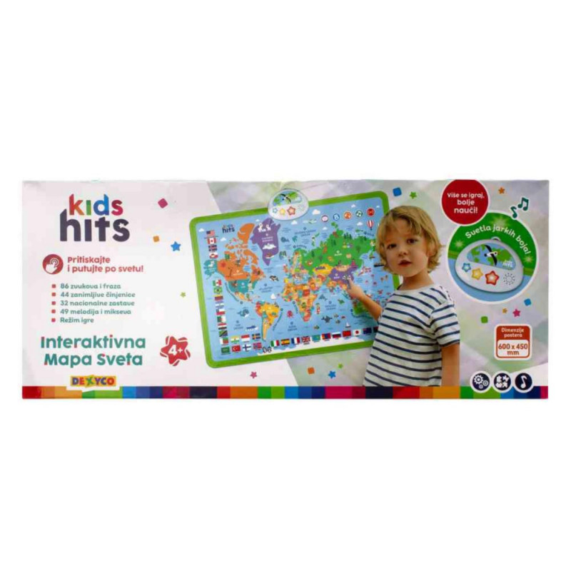 Kids Hits Interaktivna Mapa Sveta Rs
