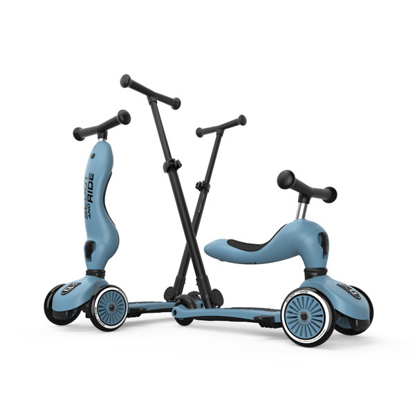 Scoot&Ride Highway kick 1 Puch and go Steel
