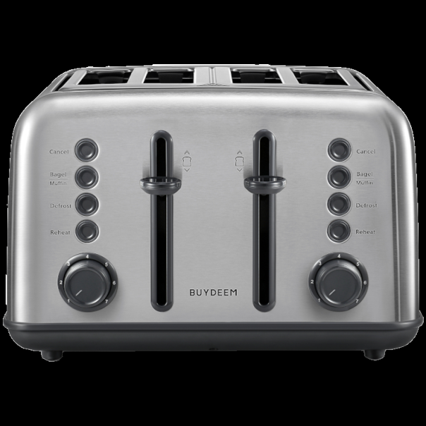 BUYDEEM 4 Slice Toaster, model DT640E, color Stainless Stell, EU