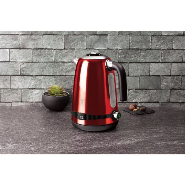 BERLINGER HAUS Ketler 1.7l digitalni burgundy metallic line