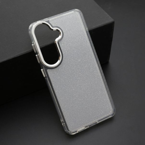 Maska za Samsung Galaxy S26 5G SPARKLING LOOK bela